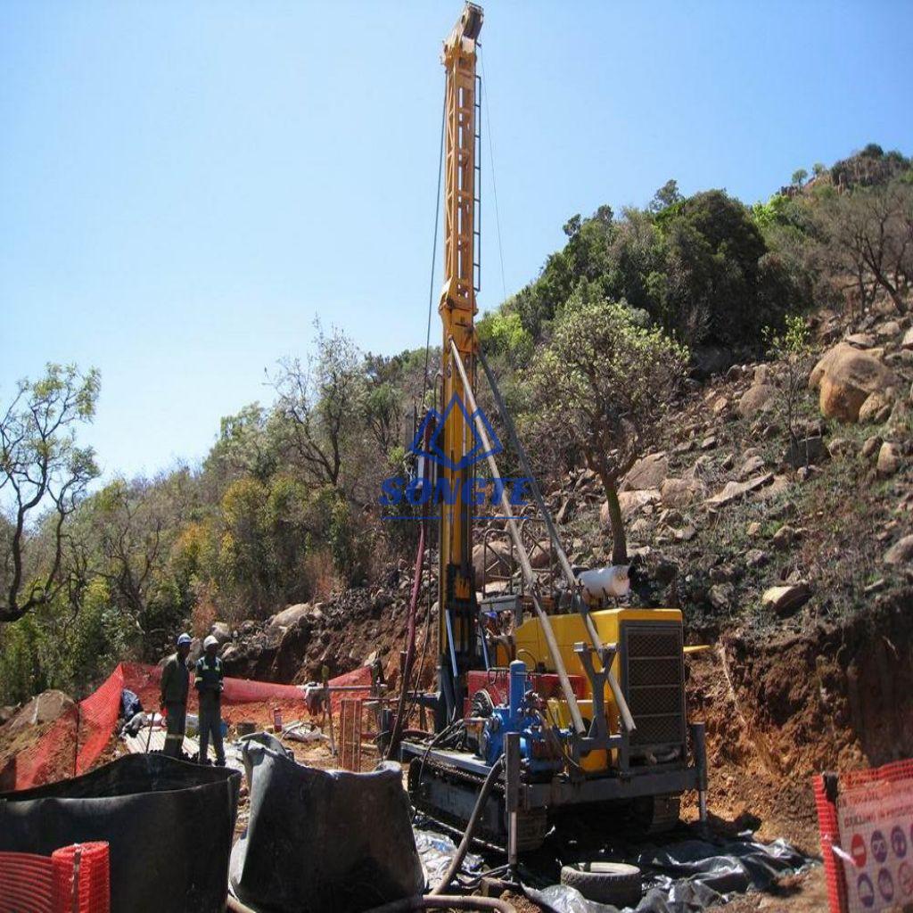 1000m Full Hydraulic Crawler Core Drilling Rig (SCF-4) - Songte The ...