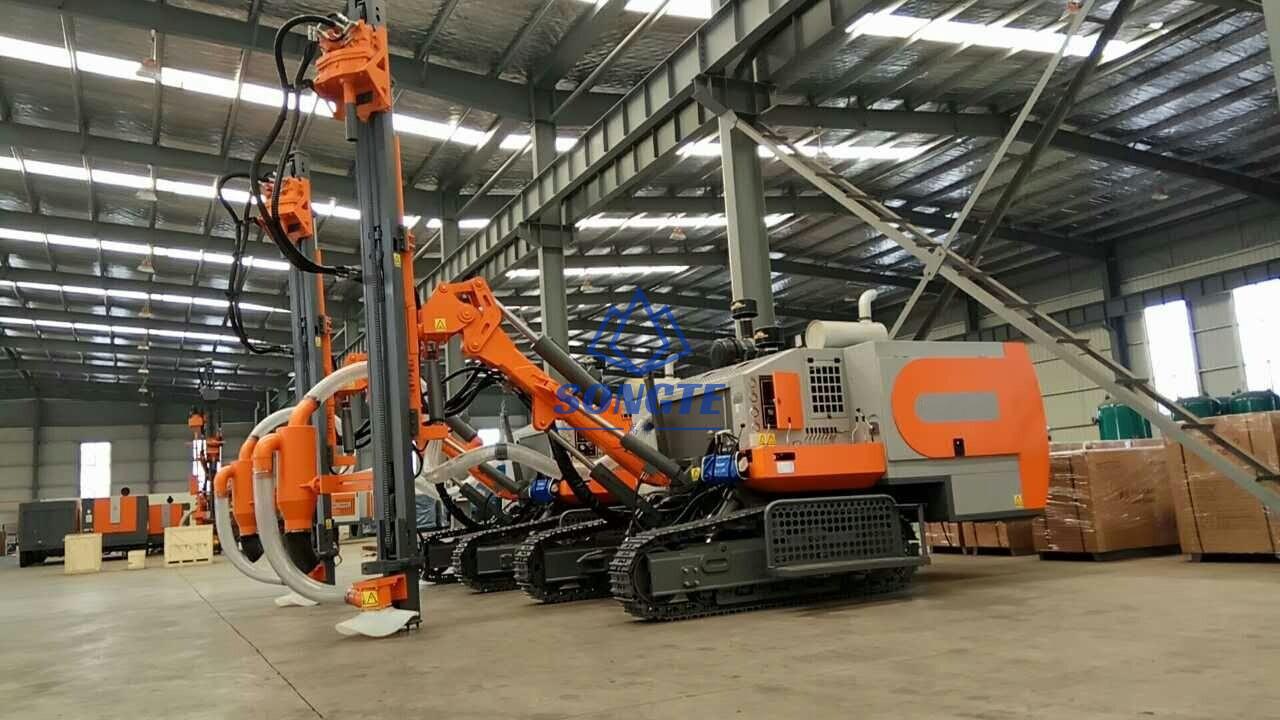 SD-545 Integrated DTH Drilling Rig With Air compressor - Songte The ...