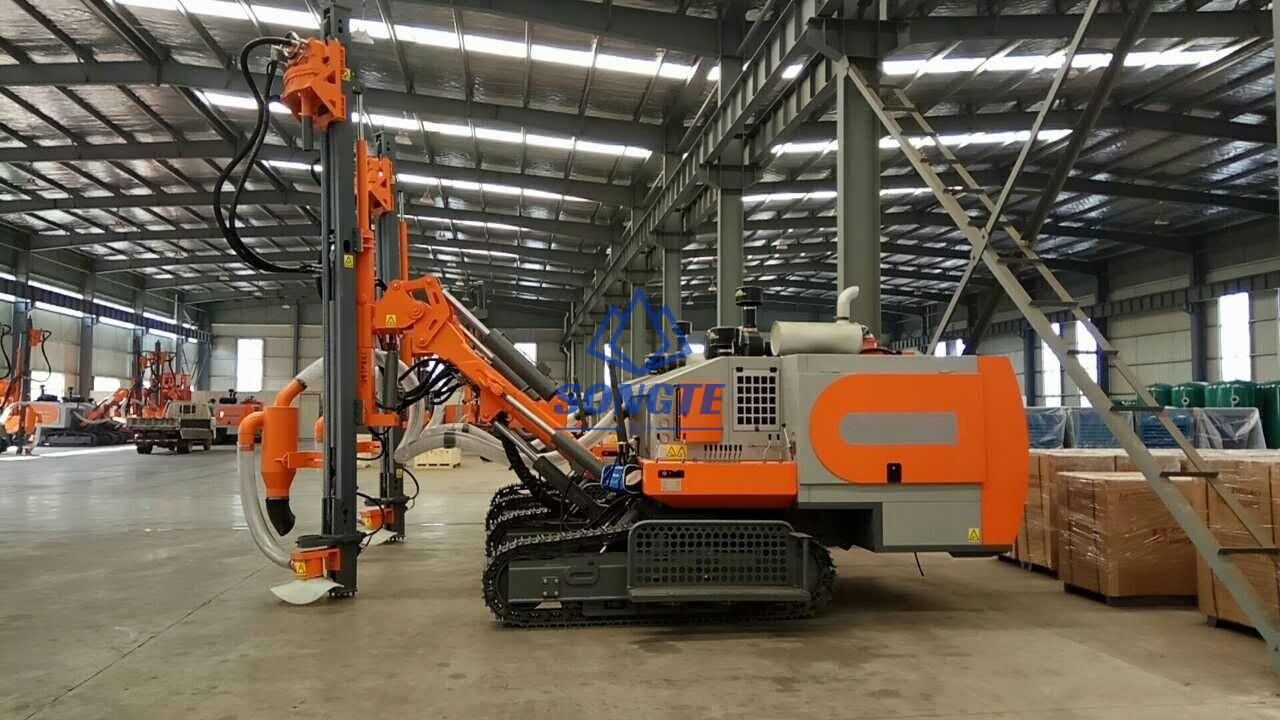 SD-545 Integrated DTH Drilling Rig With Air compressor - Songte The ...