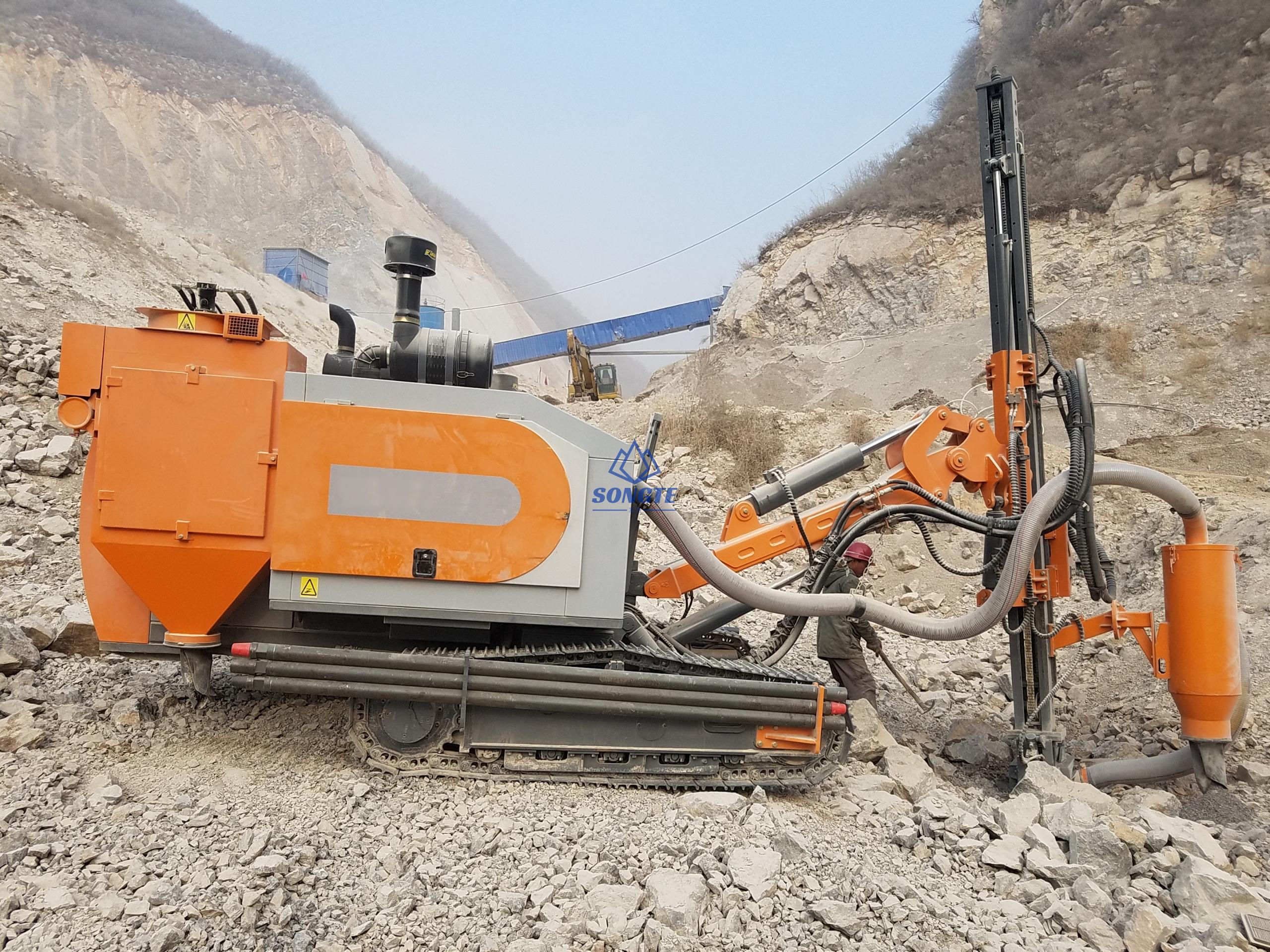 SD-545 Integrated DTH Drilling Rig With Air compressor - Songte The ...