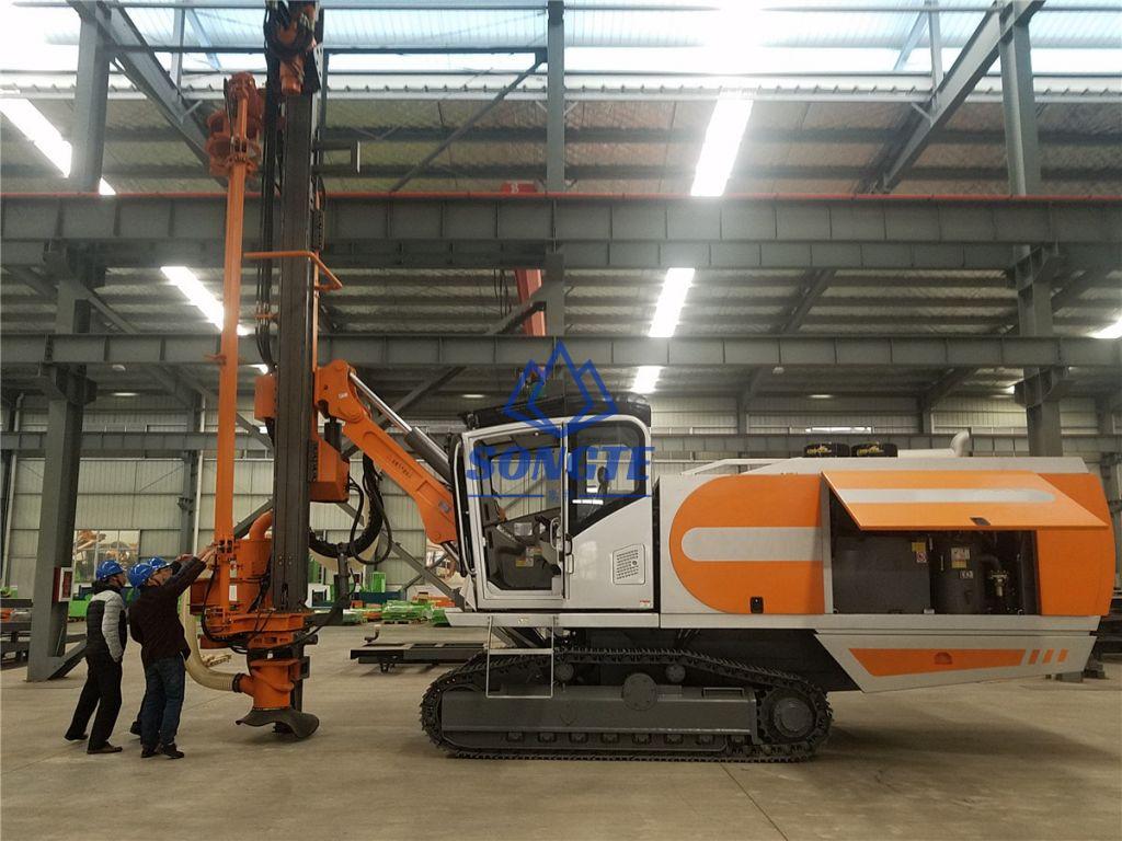SDA-45 Automatic Integrated DTH Drilling Rig With Air Compressor ...