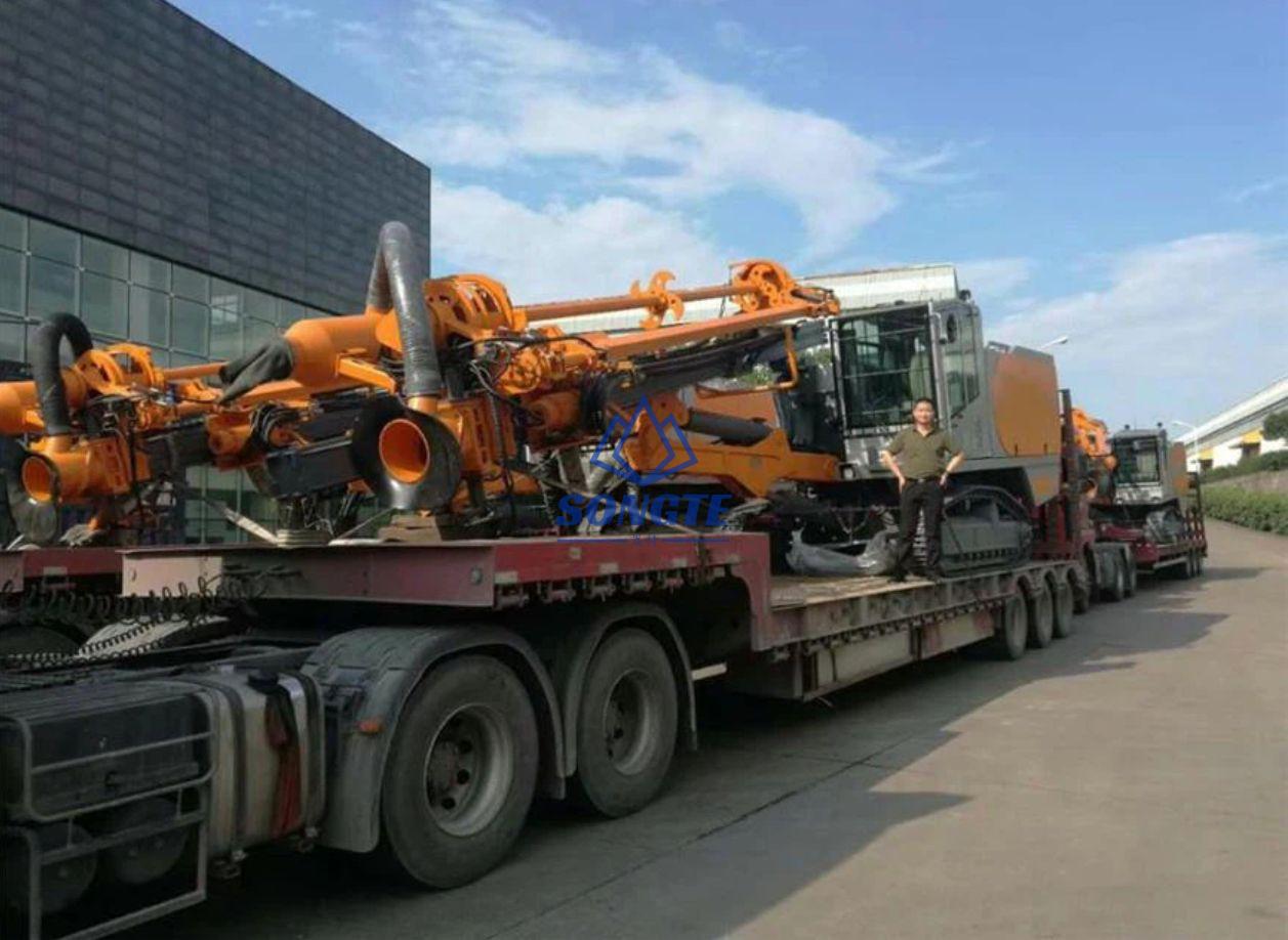 SDA-46 Automatic Integrated DTH Drilling Rig With Air Compressor ...